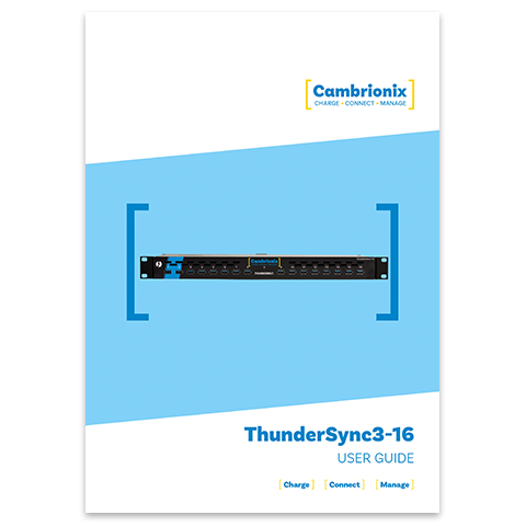 THUNDERSYNC3-16 – ENGLISH – Cambrionix Limited