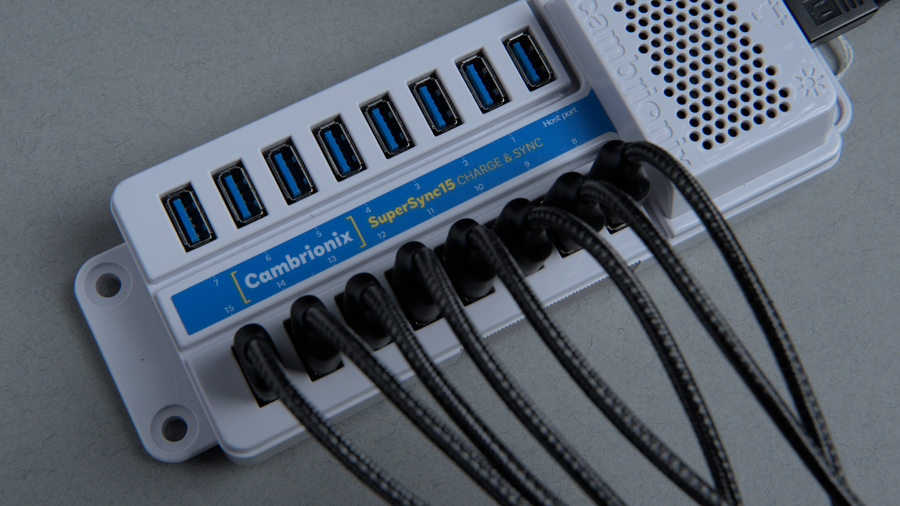 SuperSync15 Fast Charging USB Hub – Cambrionix Limited